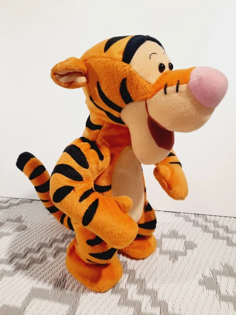 DISNEY TIGGER 1998 Vintage Bouncing Talking Jumping Plush Stuffed Toy ...