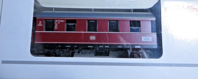MÄRKLIN 4335 H0 Passenger Car Class 1 And 2 Of The DB New In OVP £24.17 ...