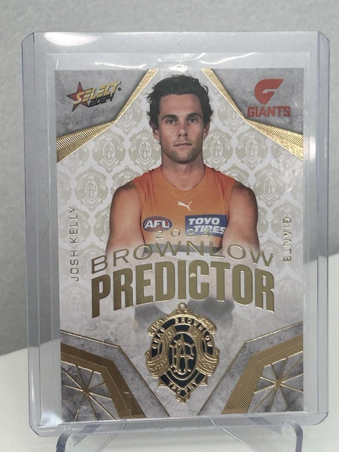 2024 AFL SELECT Footy Stars Brownlow Predictor 🔥013/315🔥 Josh Kelly Gws Giants $0.99 - PicClick AU