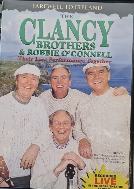 THE CLANCY BROTHERS - Farewell To Ireland & Robbie O'Connell DVD Irish ...