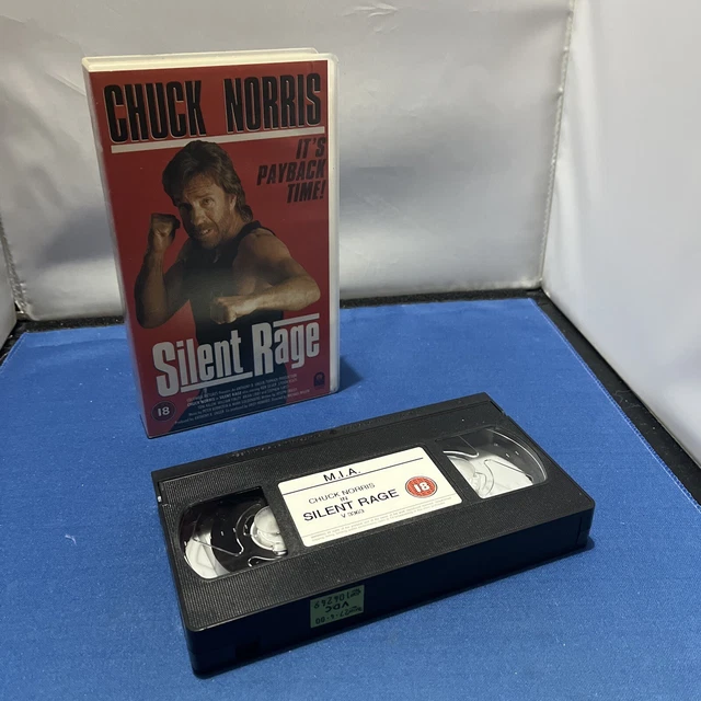 SILENT RAGE VHS Video Chuck Norris Vintage EUR 11,50 - PicClick IT