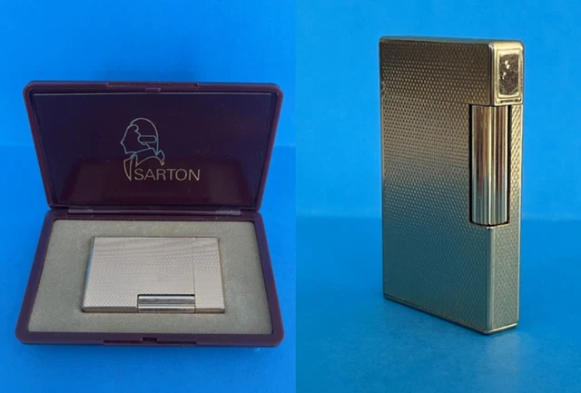 VINTAGE SARTON GOLD Plated Lighter - Vintage SARTON Gold Plated Lighter ...