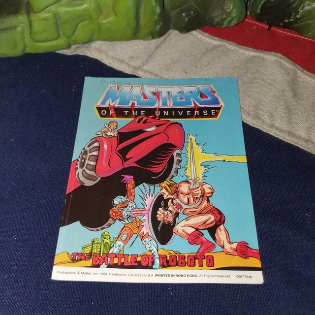 VINTAGE HE-MAN MASTERS of the Universe Figures MINI COMICS Roboto 1980s ...