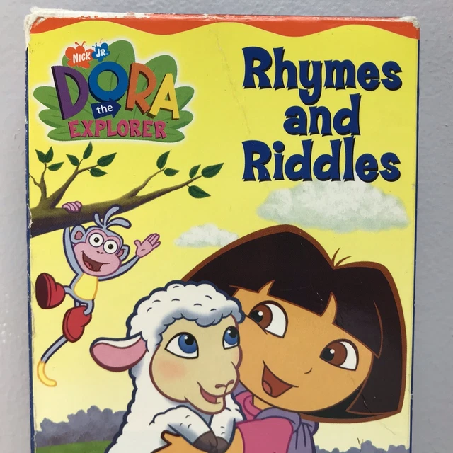 NICKELODEON DORA THE Explorer Rhymes & Riddles VHS Video Tape VTG Nick ...