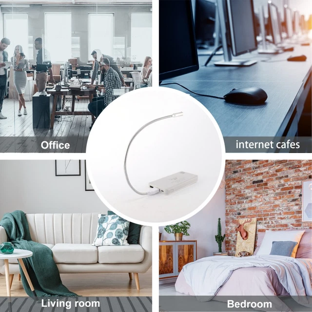 2 PIECES KEYBOARD Light Flexible Gooseneck Reading Bendable Lamp Usb ...