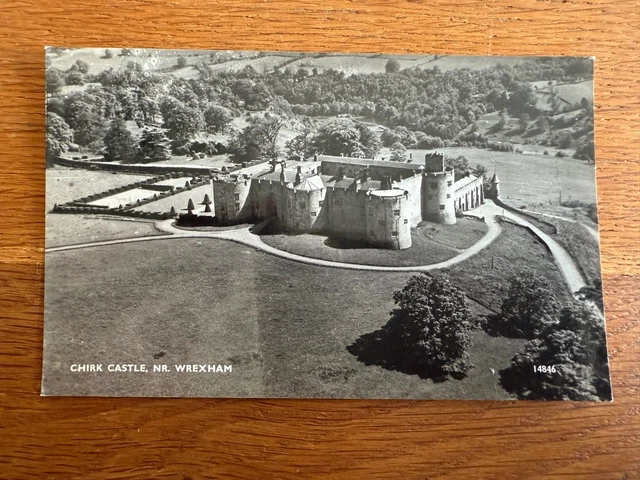 VINTAGE POSTCARD UK 🇬🇧 Chirk Castle Nr Wrexham Aerial RPPC £1.68 ...