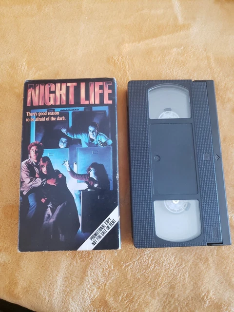 RARE PROMO-NIGHT LIFE VHS, Horror Zombie, Demo Preview Screener *READ ...