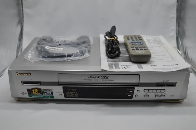 MAGNÉTOSCOPE LECTEUR CASSETTE enregistreur recorder VHS Panasonic Haut ...