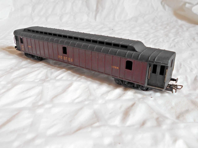 SNCF PARIS LYON Poste travelling post office coach SMCF 1960s all metal ...