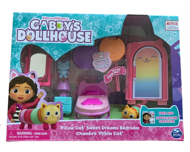 Dreamworks Gabbys Dollhouse Pillow Cats Sweet Dreams Bedroom 2022