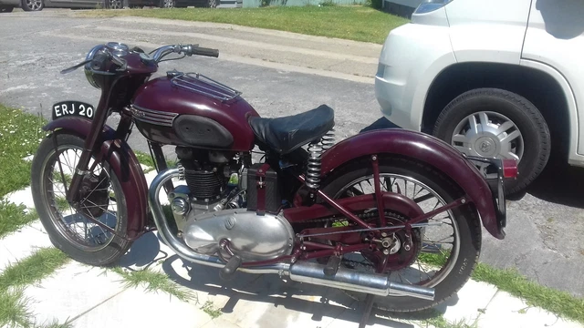 TRIUMPH SPEED TWIN 500cc 1950 vintage motorcycle sprung hub £6,000.00 ...