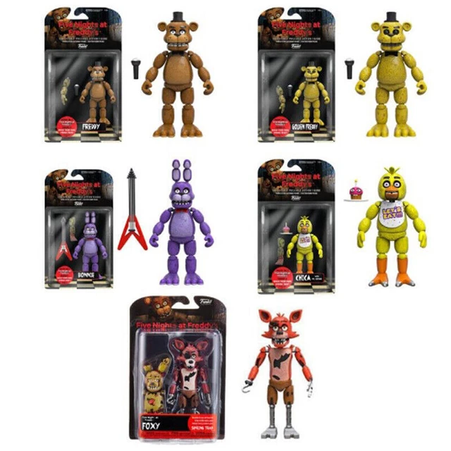 FIVE NIGHTS AT Freddy's Mini Figures Toy Bonnie Foxy Toys Funko Game ...