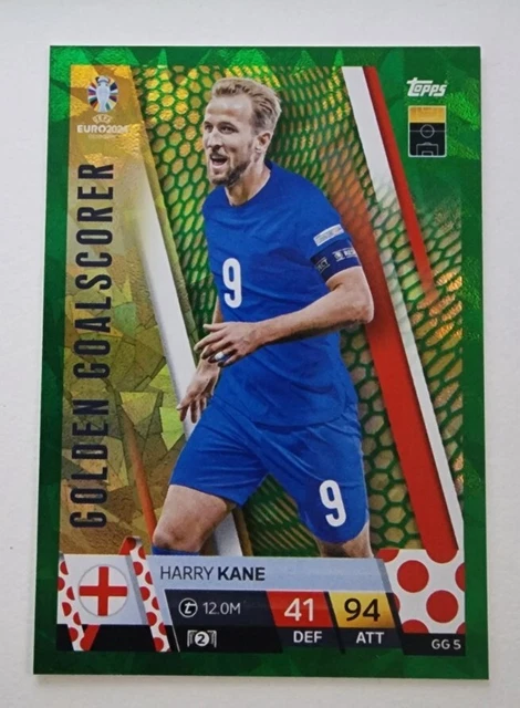 UEFA EURO 2024 Match Attax - Harry Kane Golden Goalscorer Green Foil ... UEFA EURO 2024 Match Attax - Harry Kane Golden Goalscorer Green Foil ...