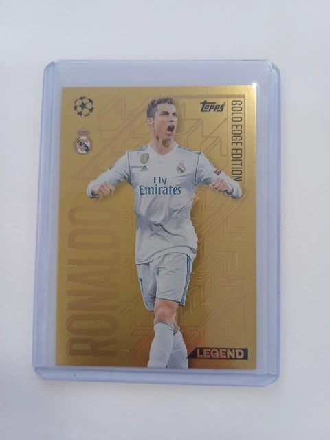 GOLD EDGE EDITION Cristiano Ronaldo Match Attax 2024/2025 Real Madrid ...
