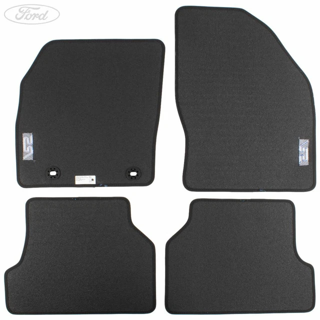 GENUINE FORD FOCUS Mk2 RS Front & Rear Floor Mats Kit Velour 2010-2011 ...