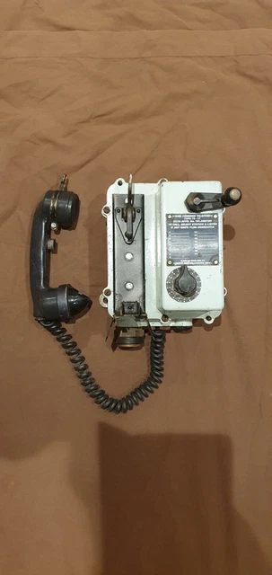 VINTAGE REDIFON TYPE 76-17 sound powered ship's telephone. £195.00 ...