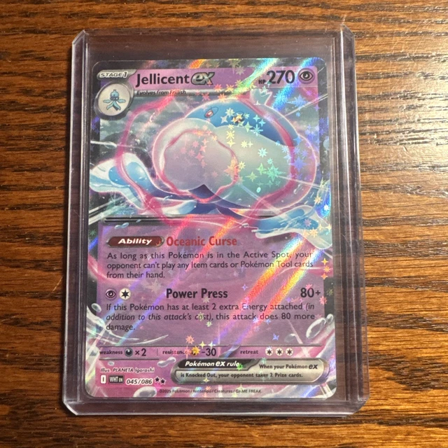 JELLICENT EX 045/086 Sv: White Flare Holo £2.21 - PicClick UK