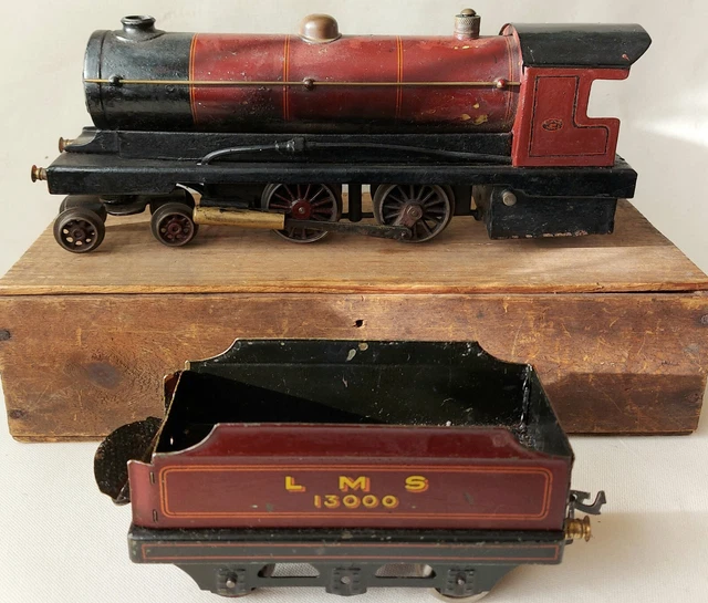 1930S BOWMAN 234 LIVE STEAM LMS EXPRESS LOCO ENGINE, BOX & TENDER 0 ...