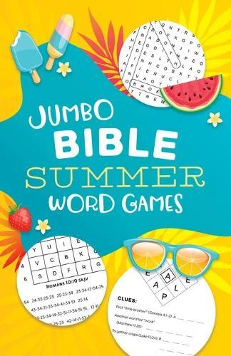 COMPILED BY BARBOUR Staff Jumbo Bible Summer Word Games (Tascabile) EUR ...