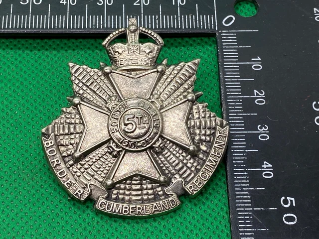 WW1 BRITISH ARMY 5th Battalion Border Cumberland Regiment Cap Badge £15 ...