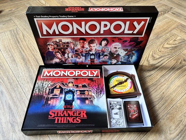 STRANGER THINGS MONOPOLY Board Game by Hasbro - 100% Complete £14.99 - PicClick UK
