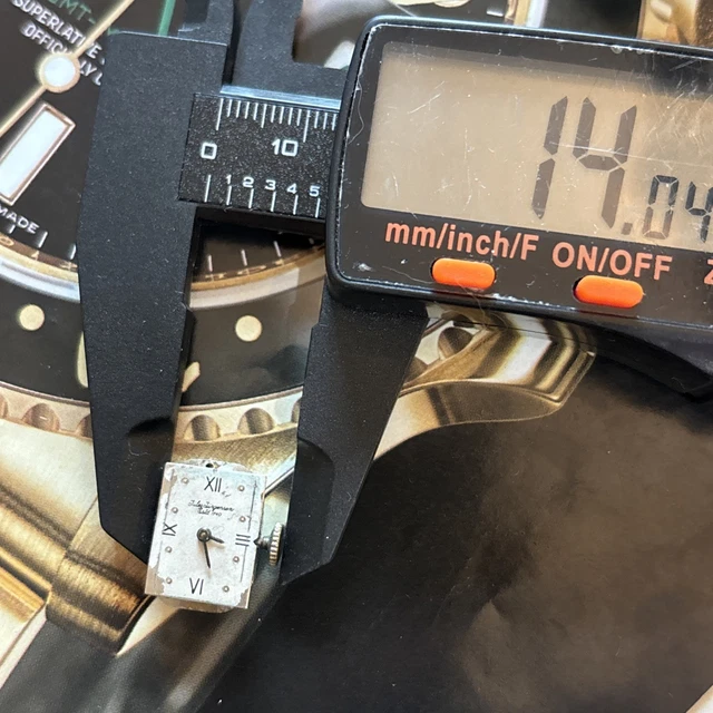 JULES JURGENSEN VINTAGE Patina Dial Watch Movement, Cal. JXJ 17 Jewels ...