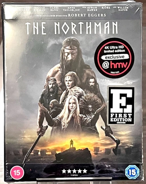 THE NORTHMAN 4K UHD & Blu-Ray Set - HMV First Edition Exclusive - NEW ...