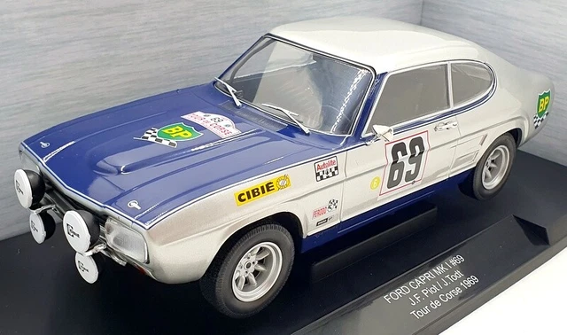 MODEL CAR GROUP 1/18 Scale MCG18298R Ford Capri MK I #69 T.D.C 1969 J.F ...