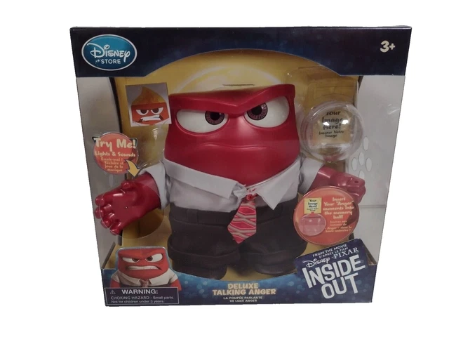 DISNEY STORE PIXAR Inside Out Deluxe Talking Anger Figure £35.99 ...