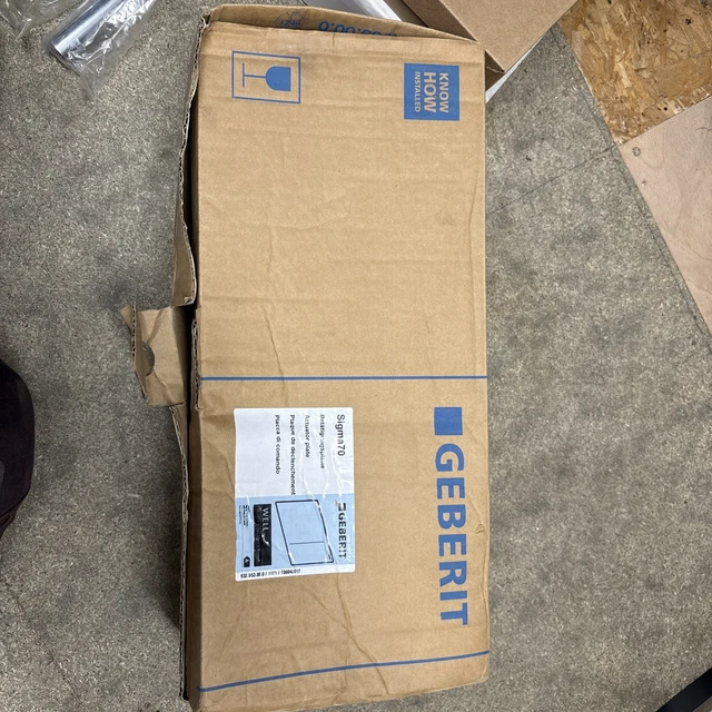 GEBERIT SIGMA 70 Dual Flush Plate BLACK £156.70 - PicClick UK