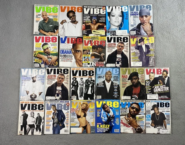 VIBE MAGAZINE 2000S Rihanna NAS 50 Cent Jay Z Sean Paul Joe Rap Hip Hop ...