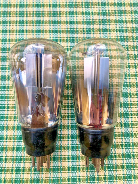 MAZDA AC/HL BALLOON driver triode tubes pair valves MH4 354V suit PX4 ...