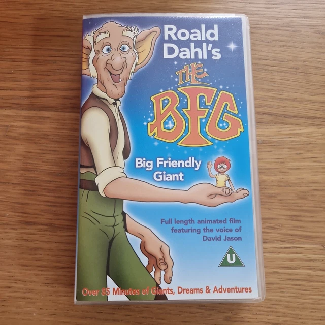 RONALD DAHL'S THE BFG Big Friendly Giant VHS Video Tape, 1990, Vintage ...