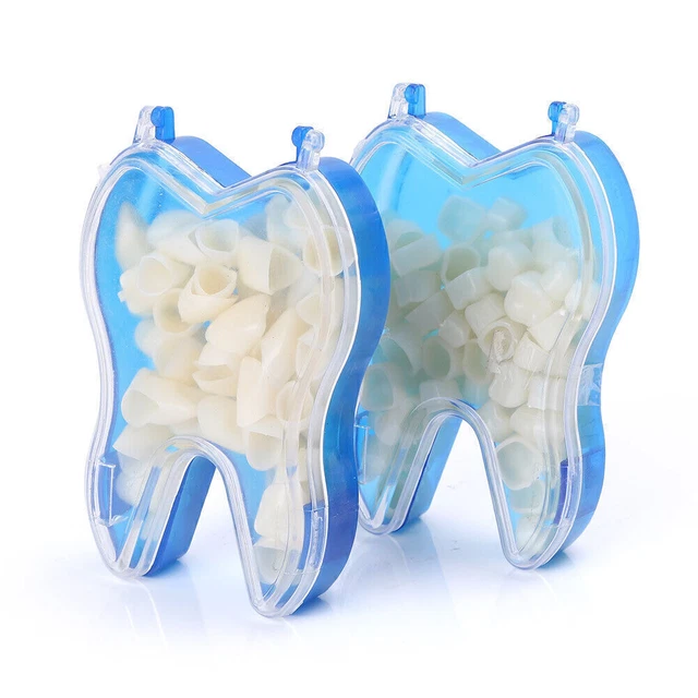 2BOX TEMPORARY CROWN Posteriors Anterior Molar Resin Tooth Teeth Caps ...