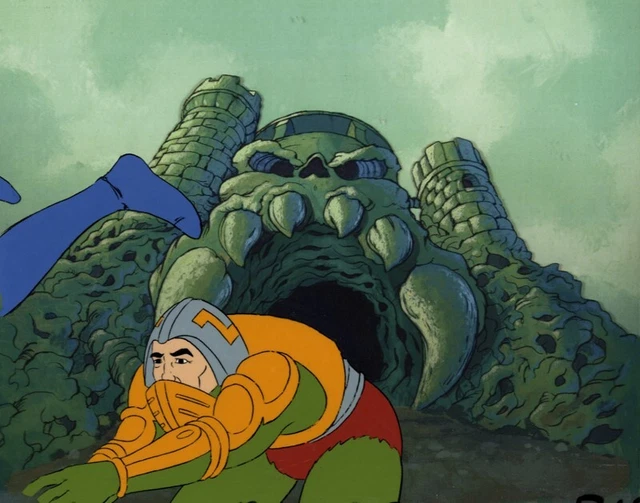 HE-MAN/SHE-RA MASTERS OF the Universe MAN-AT-ARMS animation cel EUR 14 ...