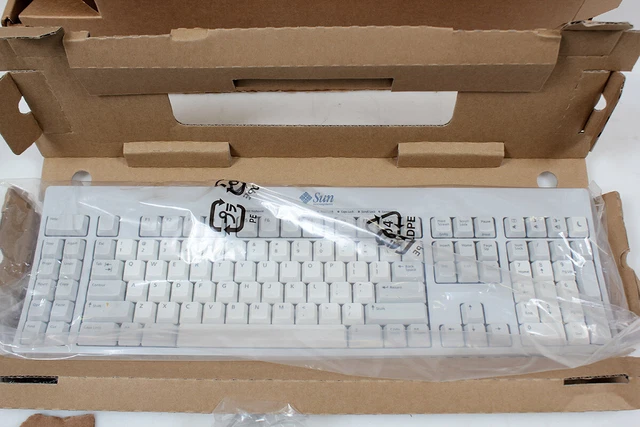 NEW SUN ORACLE X3738A TYPE 7 USB Unix Keyboard 320-1367-02 and Mouse ...