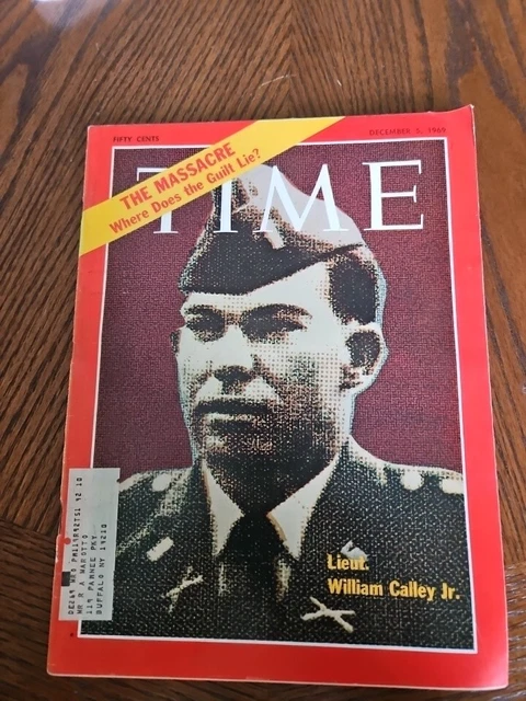 TIME MAGAZINE DECEMBER 5 1969 Lieut. William Calley Jr. Apollo 12 The ...