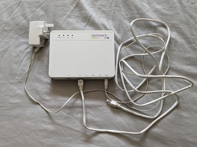 BT MODEM ROUTER IN FIBRA OTTICA OPENREACH ECI VENDITA FTTC spedizione ...