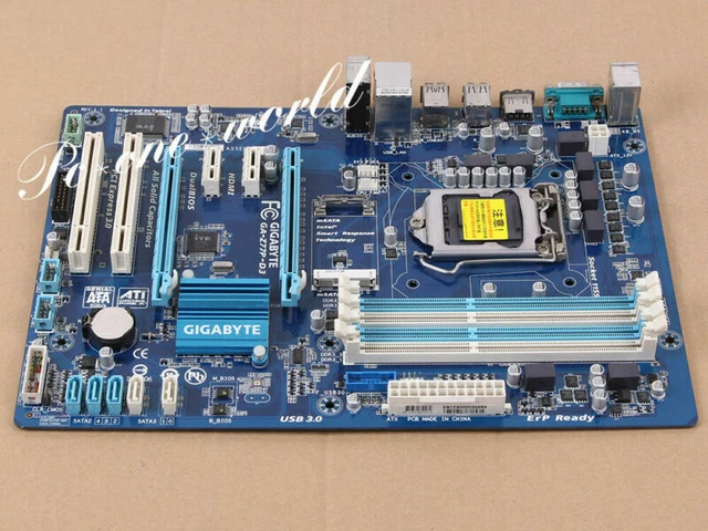 GIGABYTE GA-Z77P-D3 LGA 1155 DDR3 Intel Z77 SATA 6Gb/s USB3.0 ATX ...