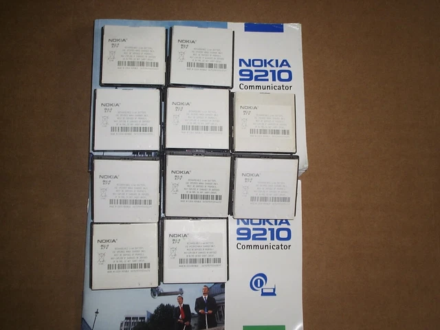 NOKIA 9210/I/9290 ORIGINALE ""BATTERIA DI LAVORO TESTATA DA BANCO"" BLL ...