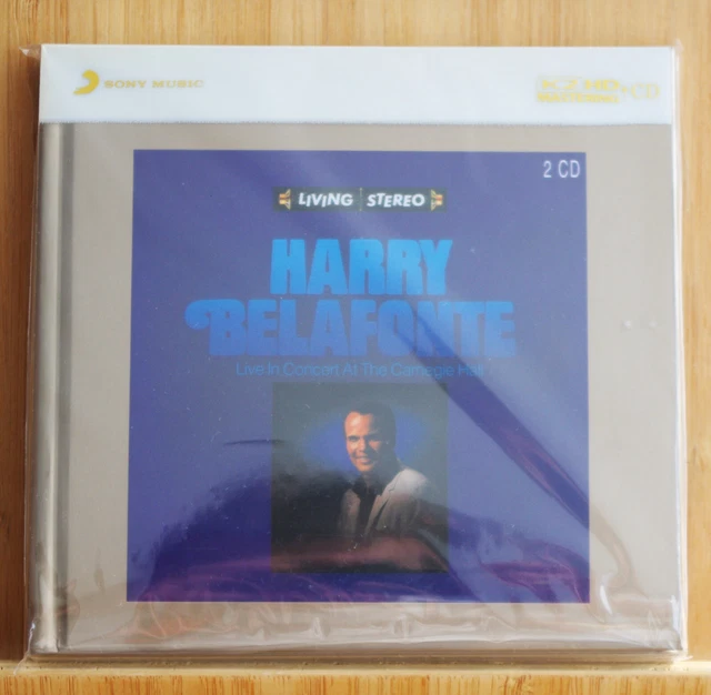 HARRY BELAFONTE - Belafonte At Carnegie HALL K2 HD+ Mastering 2 CD SEALED EUR 54,95 - PicClick DE