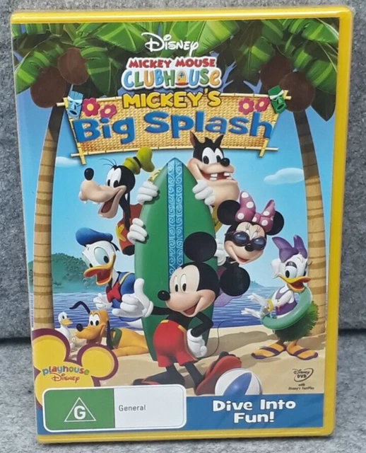 NEW: MICKEY MOUSE CLUBHOUSE Mickey's BIG SPLASH DVD Region 4 PAL Free ...