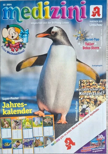 MEDIZINI POSTER 12/2024 JAHRESKALENDER + Wimmel-Poster: Was läuft im ...