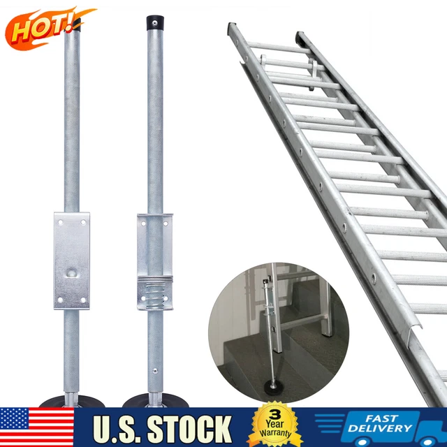 PAIR LADDER LEVELER for Extension Ladders Stabilizer Leg Leveling Tool ...