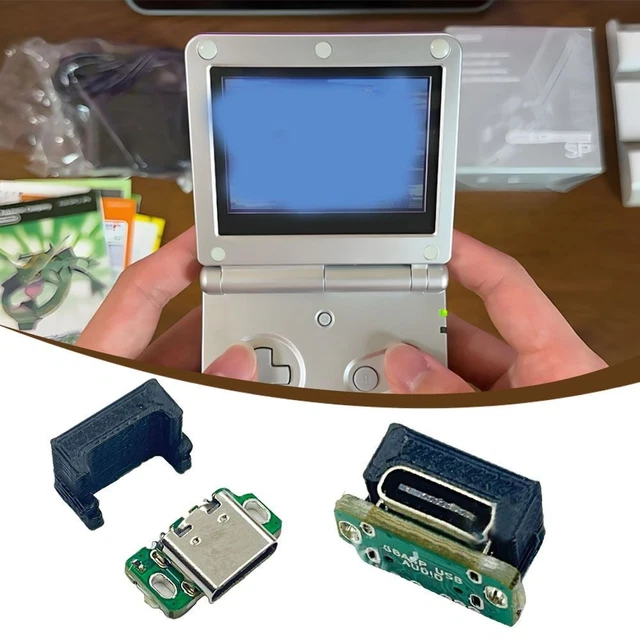TYPE-C CHARGING PORTS DIY Console Modified Ports for GAMEBOY ADVANCE SP/GBASP £6.82 - PicClick UK
