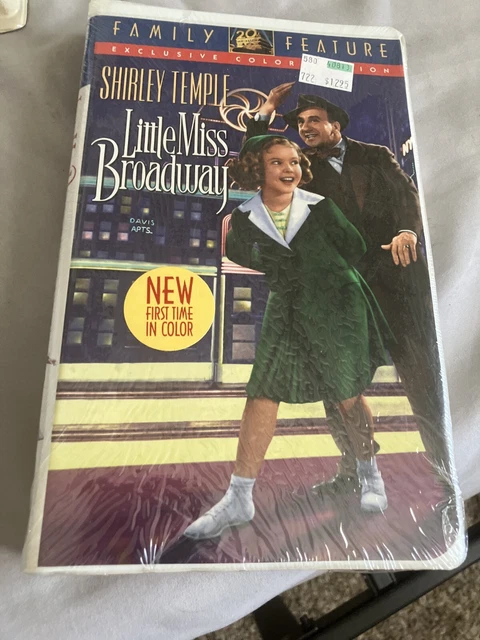 SHIRLEY TEMPLE: LITTLE Miss Broadway, VHS, Brand New, First time in ...