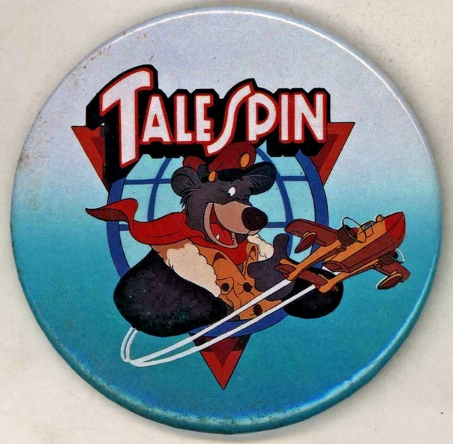 1990 TALE SPIN 3" Pinback Button $17.50 - PicClick