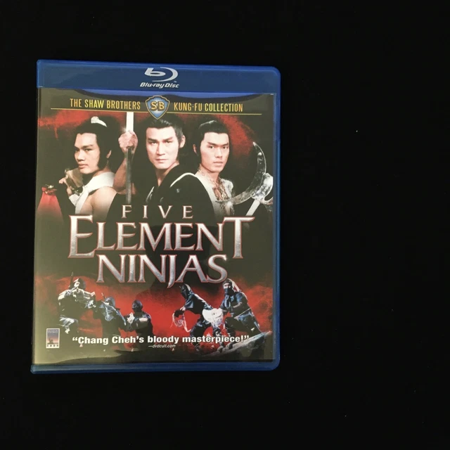 FIVE ELEMENT NINJAS (Region A Blu-Ray) Tokyo Shock /Celestial Rare Shaw ...