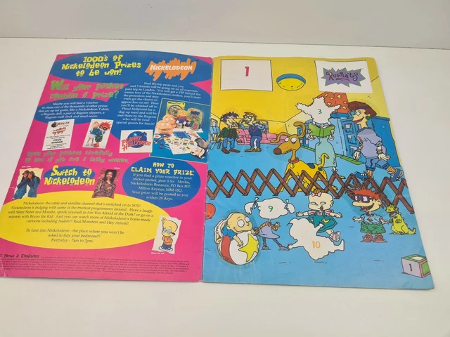 THE RUGRATS MERLIN Sticker Album Book Nickelodeon 1997 Vintage 90s ...