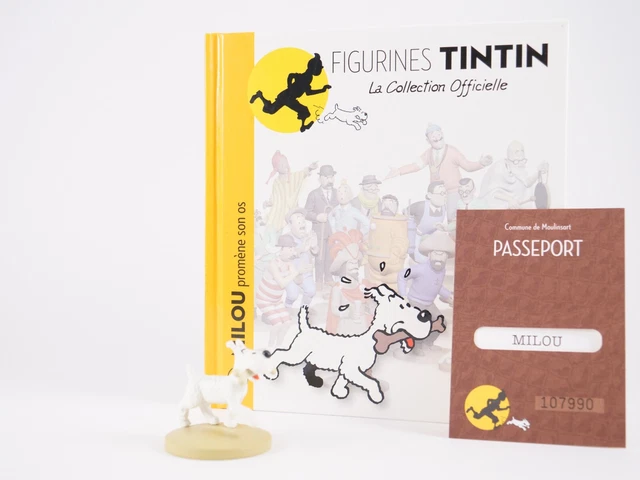 FIGURINES TINTIN MILOU a l'os - Collection officiel Tintin EUR 46,00 ...
